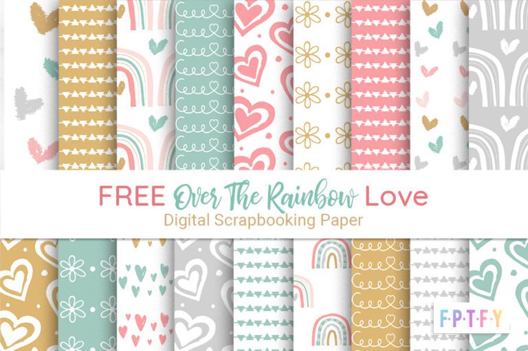 6 Free Iridescent Sparkle Digital Papers - Free Pretty Things For You