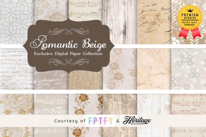 3 Free Rustic Painted Digital Backgrounds - Free Pretty Things For You