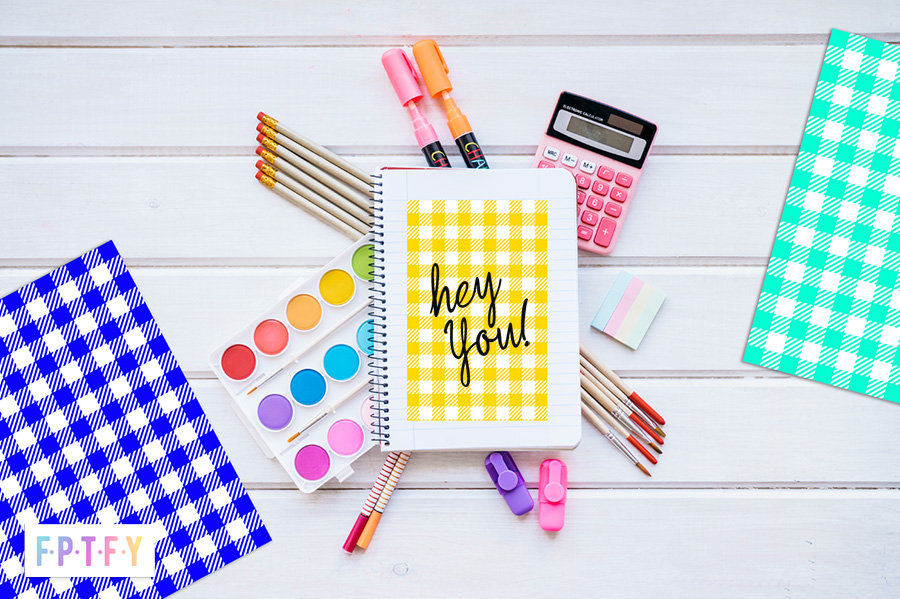 11 Free Colorful Gingham Digital Papers - Free Pretty Things For You