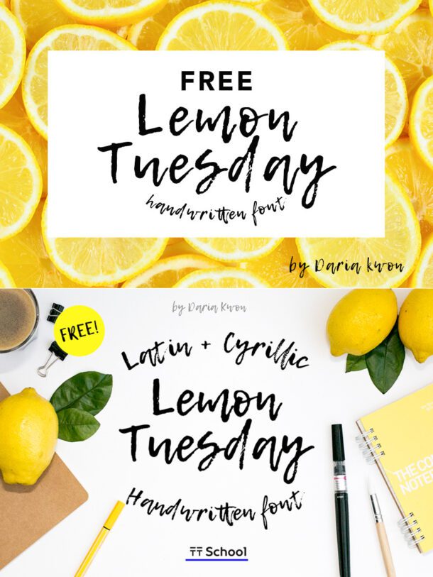 Free Lemon Tuesday Font - Free Pretty Things For You