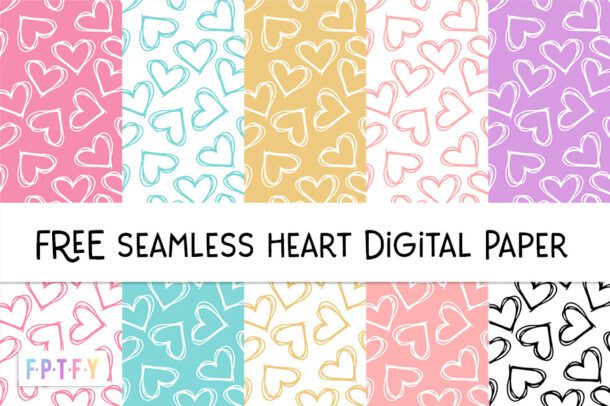 12 Free Shabby Pink Blue Digital Paper - Free Pretty Things For You