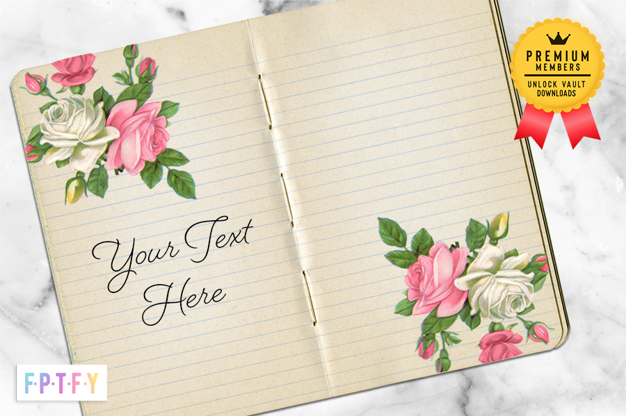 Vintage Rose Collage Sheet - Free Pretty Things For You