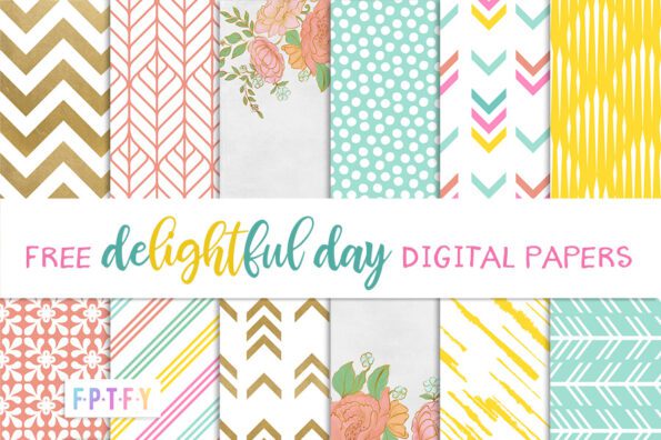 6 Free Winter Digital Backgrounds - Free Pretty Things For You