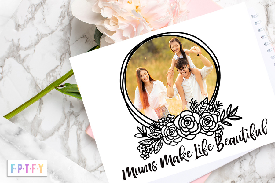 Free Photo Mom Printable Template - Free Pretty Things For You